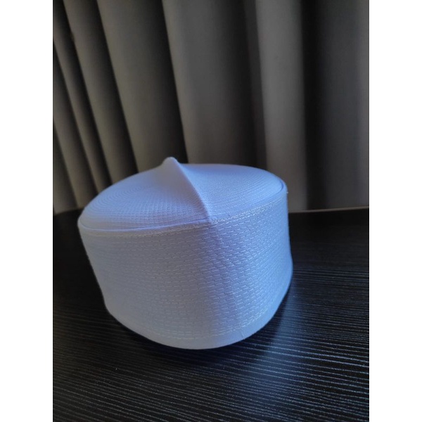 PUTIH Ad-dawam White Shell Cap SONGKOKT White Hajj Cap | Shopee Philippines