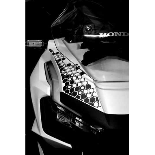 adv 160 honeycomb pattern sticker front cowling | Shopee Philippines
