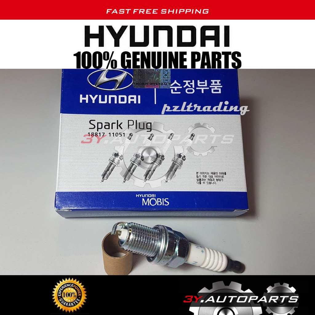 18817-11051 PFR5N-11 (4pcs) Hyundai Mobis Iridium spark plug Accent ...