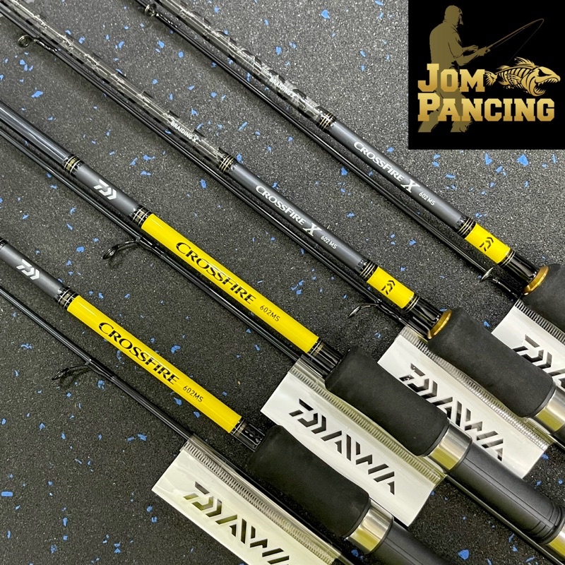 【Jom Pancing】DAIWA 25’ CROSSFIRE X SPINNING BC BAIT CASTING ROD,Joran,Light Weight | Shopee ...