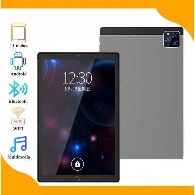 11 Inches Tablet 8Gb + 128Gb Dual Sim Android Learning Tablet X20 ...