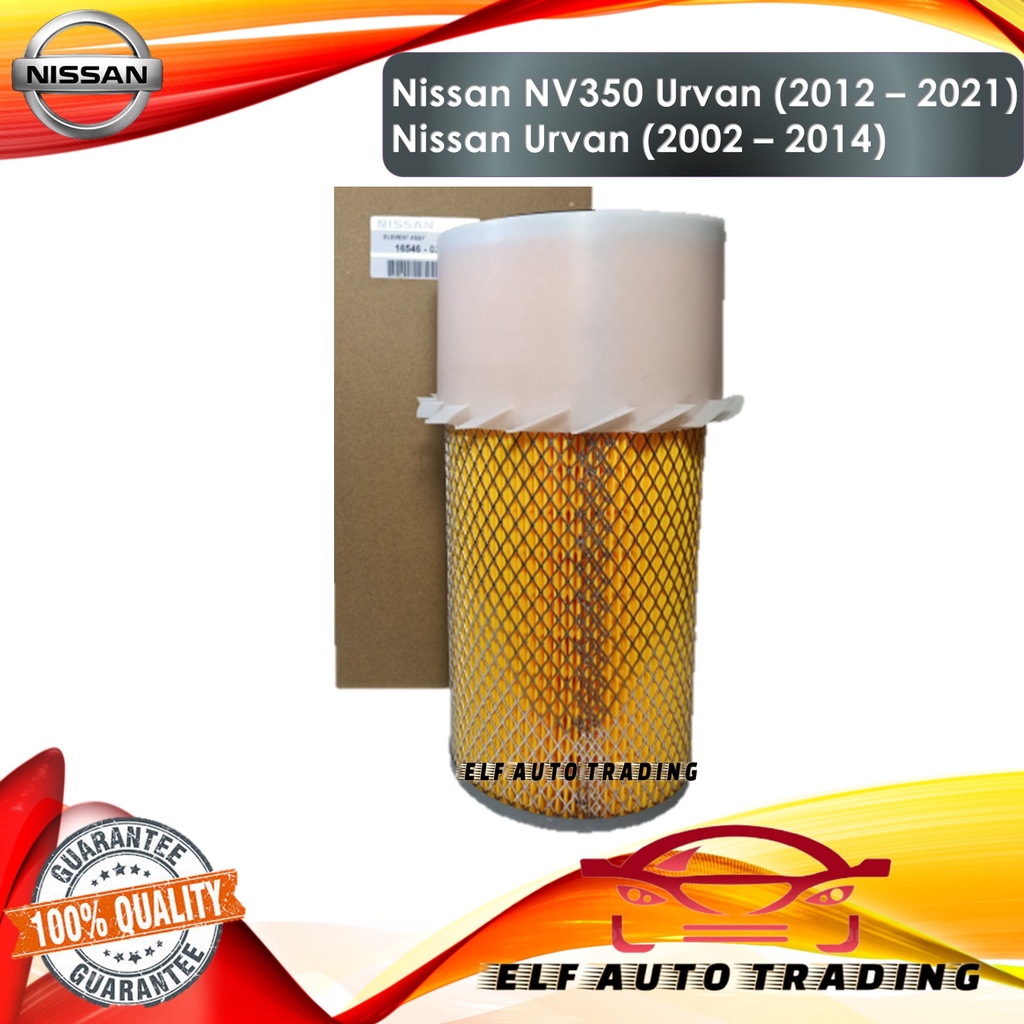 Engine Air Filter for Nissan NV350 Urvan (2012 - 2021), Nissan Urvan ...