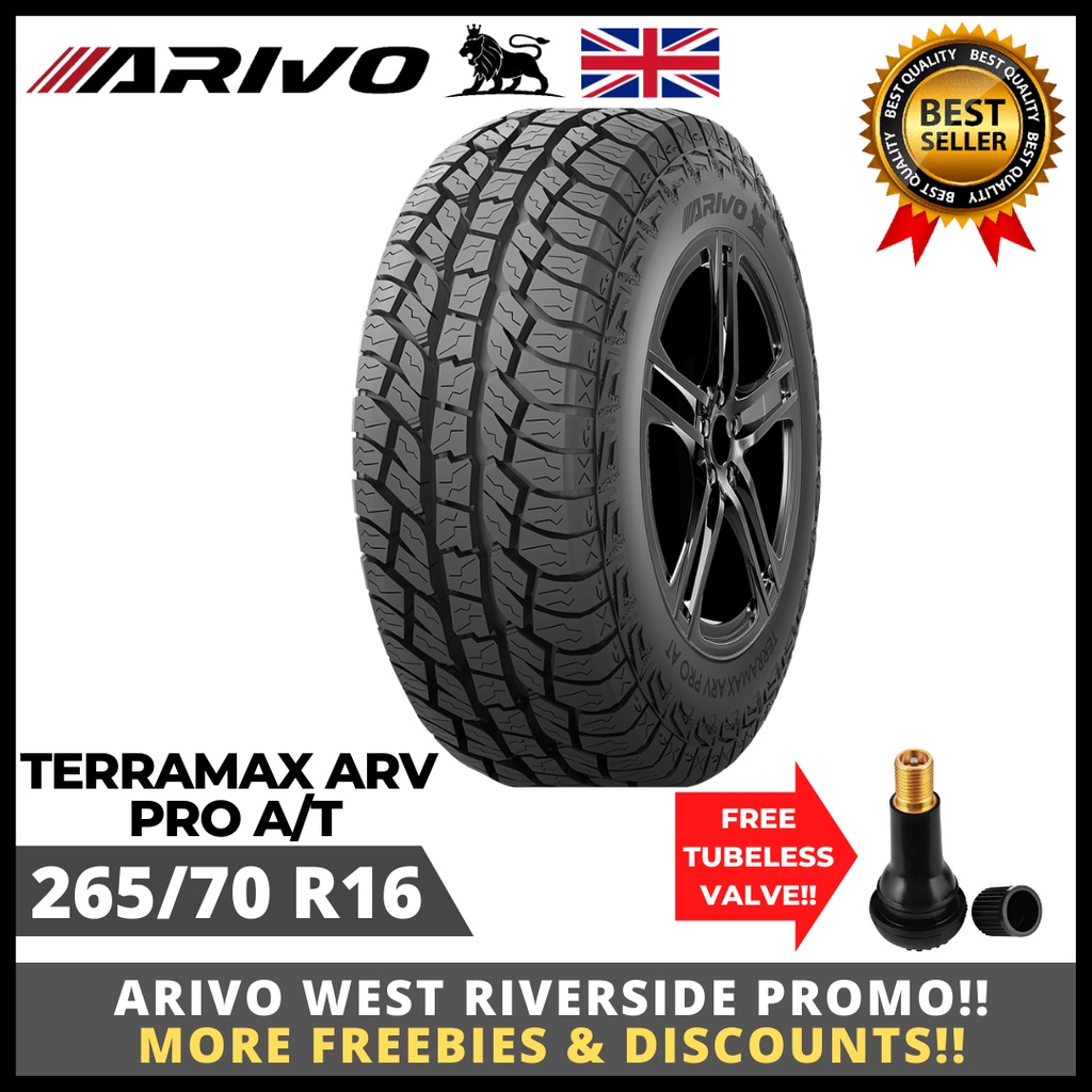 ARIVO 265/70 R16 ALL TERRAIN 112T - TERRAMAX ARV PRO A/T (FREE GIFT!!) | Shopee Philippines