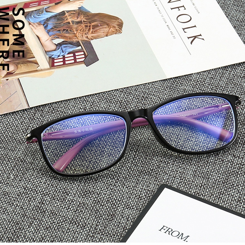 Female Anti Blue Ray Negative Ion Optical Glasses Frame Ultralight ...