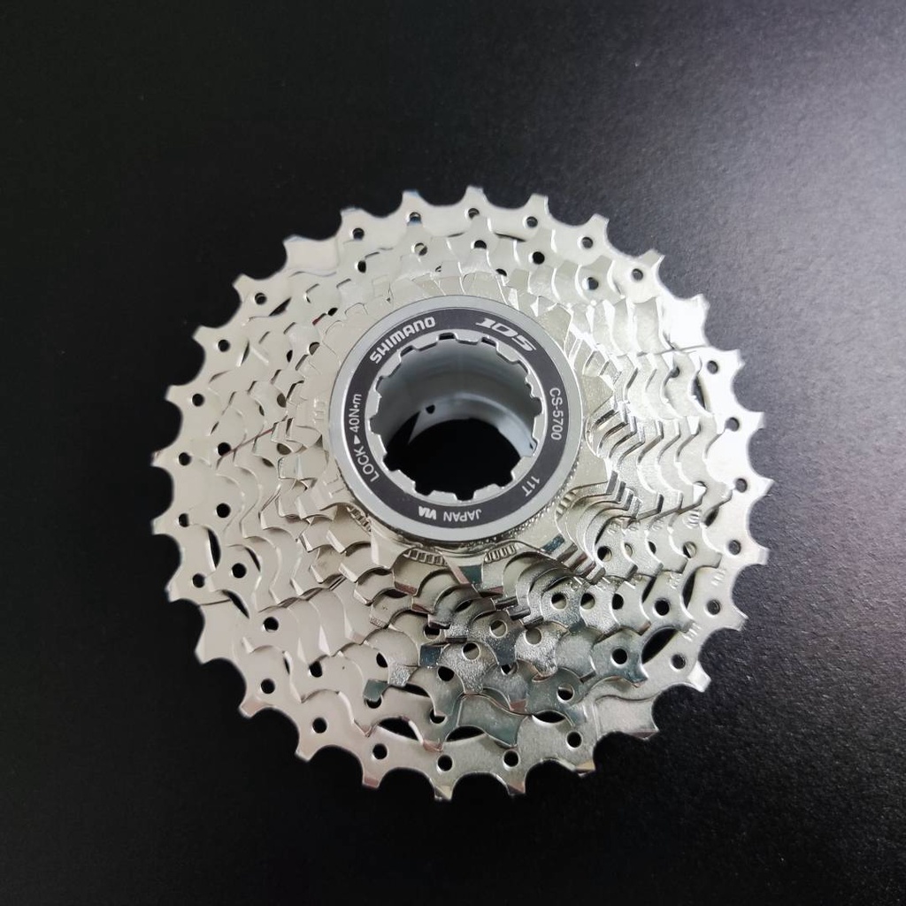 Shimano 105 5700 CS-5700 10 Speed Road Bicycle Cassette 11-28 | Shopee ...