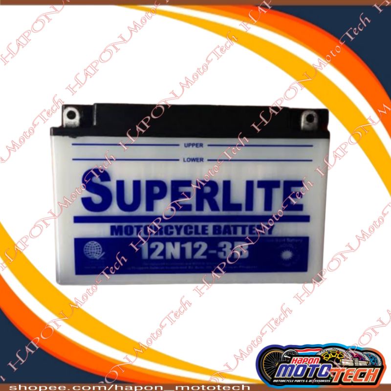 12N12-3B Motorcycle Battery (NO BATTERY SOLUTION) - Champion, Superlite ...