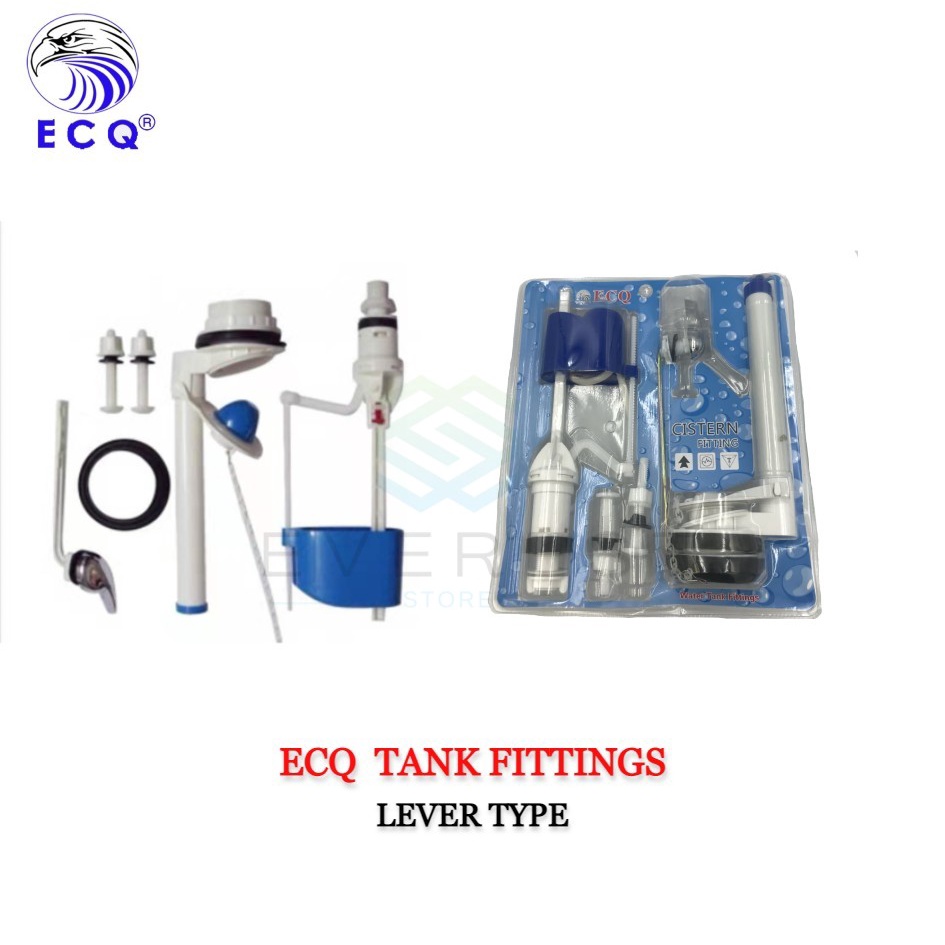 1 Set ECQ Tank Fittings Water Tank Fittings For Toilet Flush Push ...