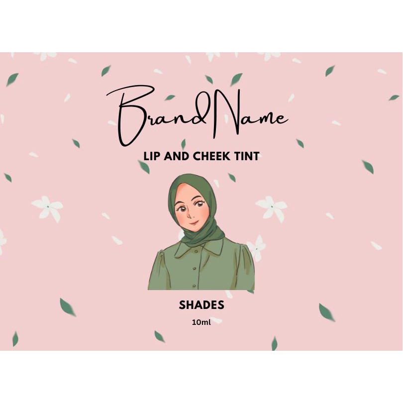 Customized Lip tint Sticker Label girl design (15pcs) | Shopee Philippines