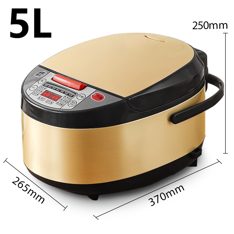 5L rice cooker multifunctional mini electric cooker standard inverter type big hot pot cooker ...