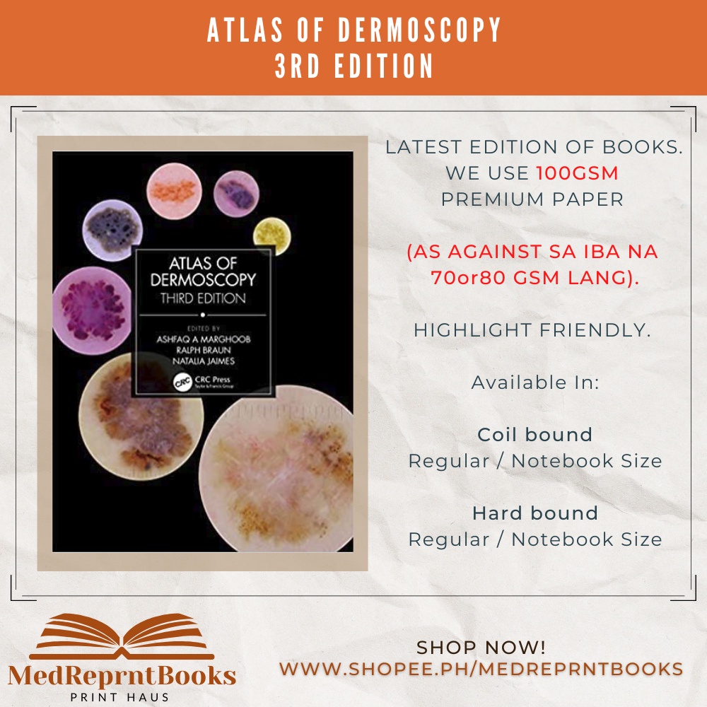 ATLAS OF DERMOSCOPY 3RD EDITION | Shopee Philippines