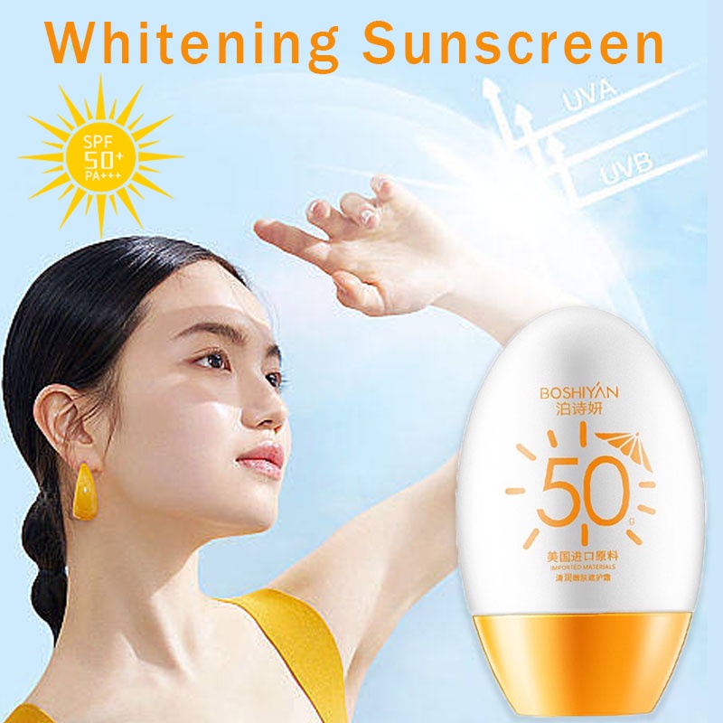 Whitening Sunscreen UV Skincare Milk Sunscreen SPF50+++ Refreshing and ...