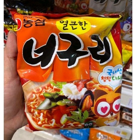 Noguri Ramen SEAFOOD And SPICY Instant Noodles Flavor) NEOGURI RAMYUN ...