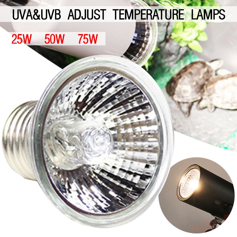 Reptile Light Bulb UV Heat Lamp Tortoise Turtle Calcium Supplement E27 UVB UVA | Shopee Philippines