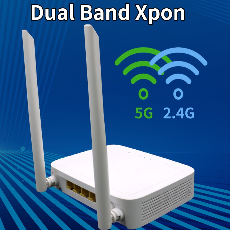 5G gpon Onu 100% Original Dualband 4GE+2usb 5G WIFI ONU Gpon Epon Fiber ...
