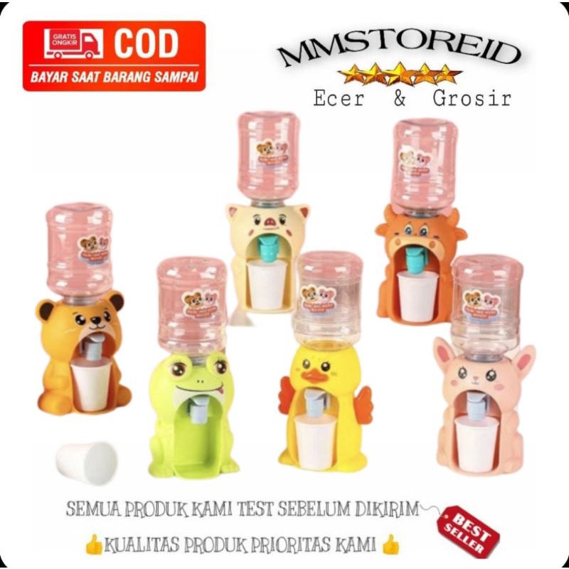 Mm - mini Gallon Water dispenser For Children Cute Character/viral Toy ...