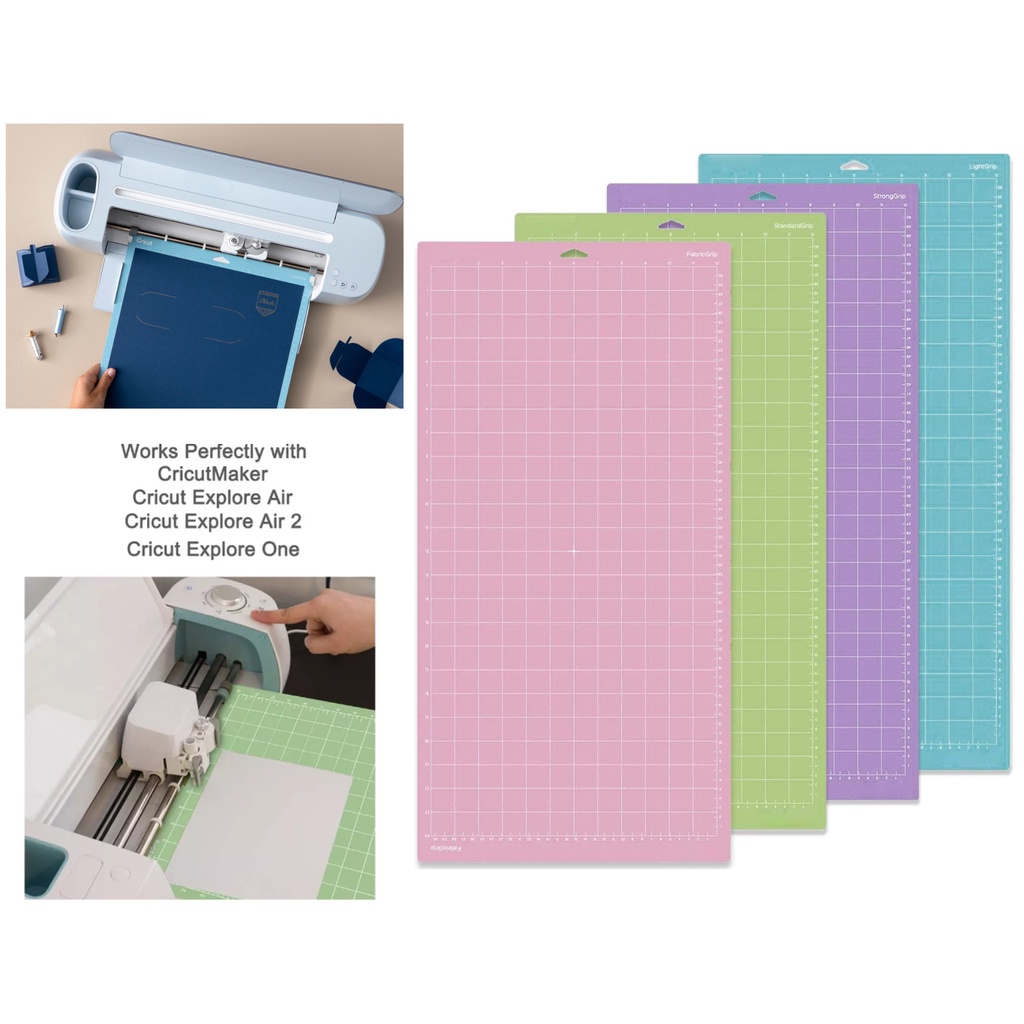 12 x 24" Replacement Cutting Mats for Cricut Explore One/Air/Air 2 ...