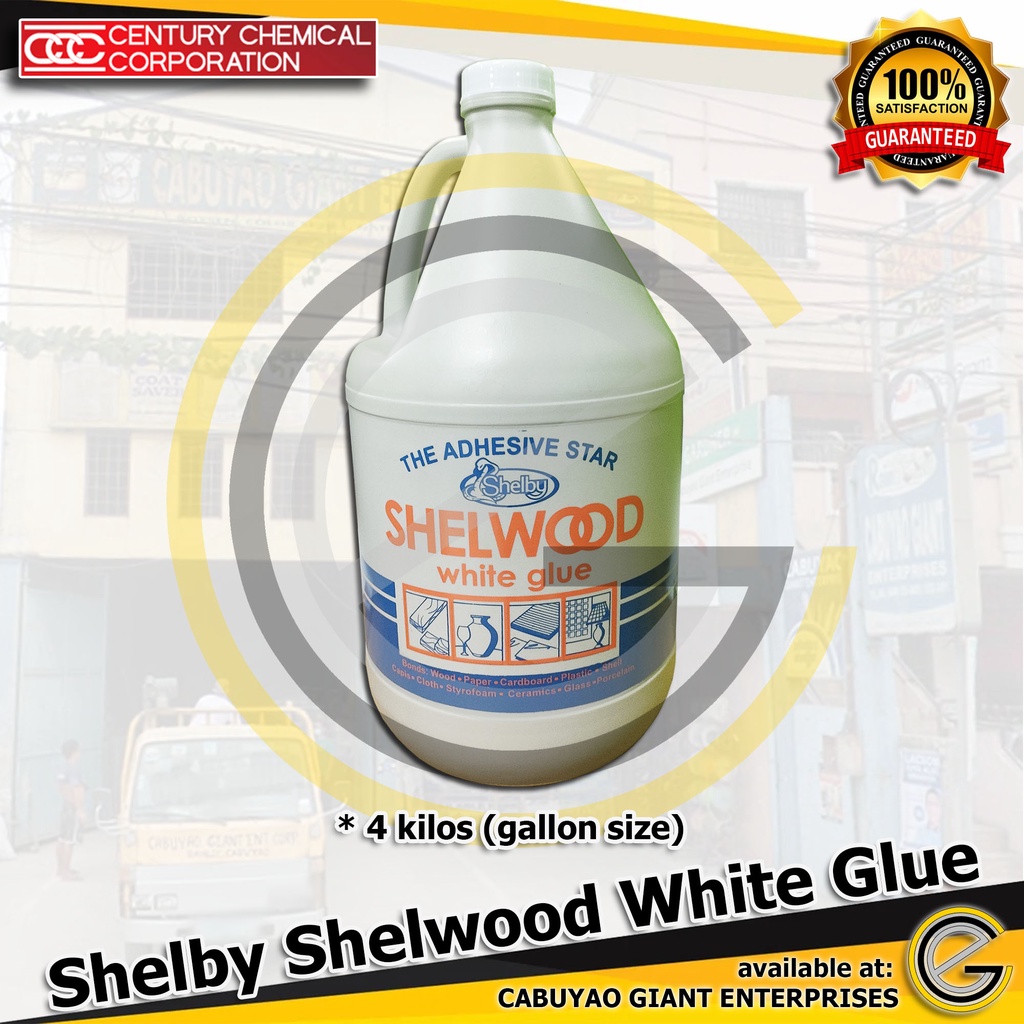 Shelby Shelwood White Glue 4kg gallon size | Shopee Philippines