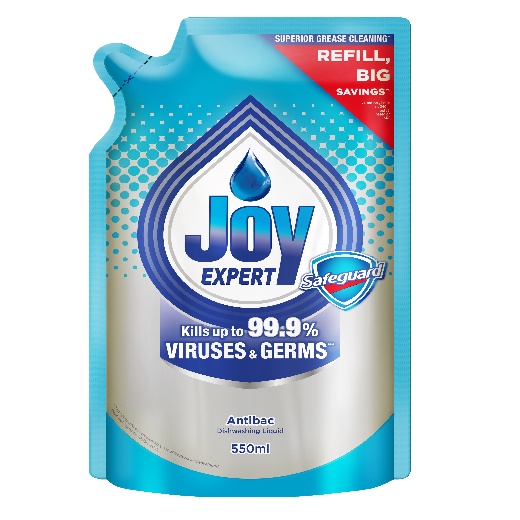 Joy Dishwashing Liquid Antibac Expert 550ml Refill | Shopee Philippines