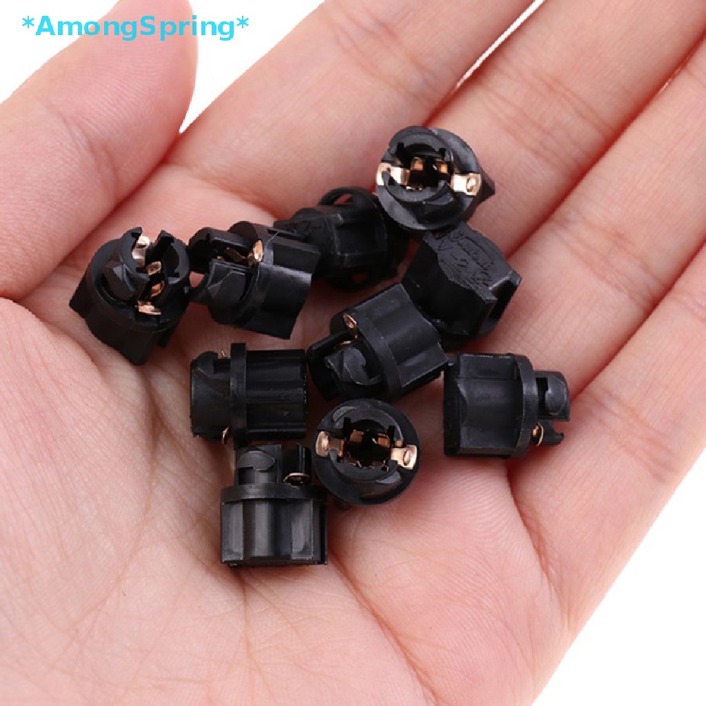 AmongSpring> 5PCS Signal Lamp T5 Led Twist Socket Instrument Panel ...