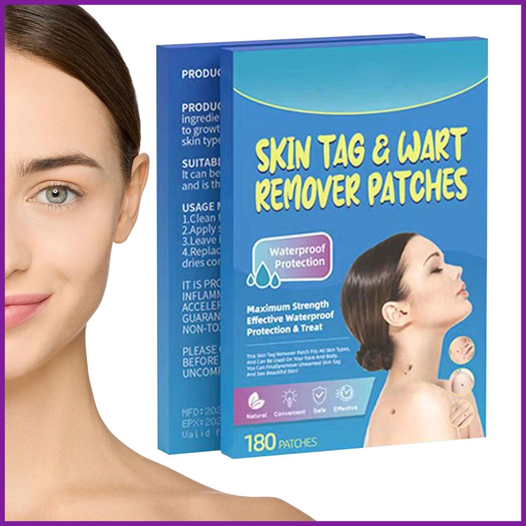 Skin Tags Patches Removal 180 Count Wart Skin Tags Remover Natural ...
