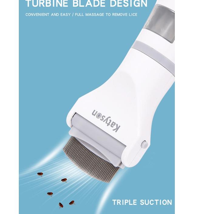 MESIN New Electric Lice Comb to Remove Hair Lice Using Vacuum Vcomb ...