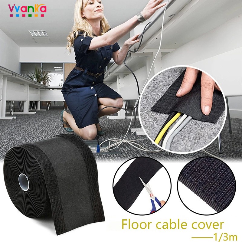 From PH VVANKA Office Home Use 1M 3M Floor Cable Wire Cover Cable Grip ...