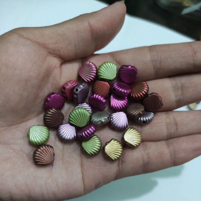 CLAM SHELL BEADS 50PCS | Shopee Philippines