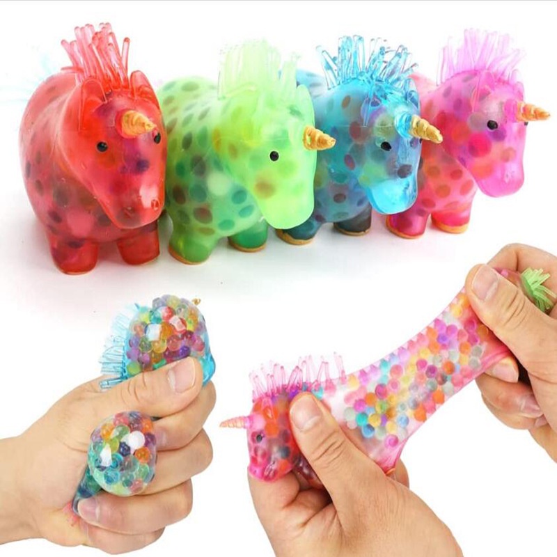 Unicorn Squishy Animal Stress Ball Squeeze Weird Stuff Antistress ...