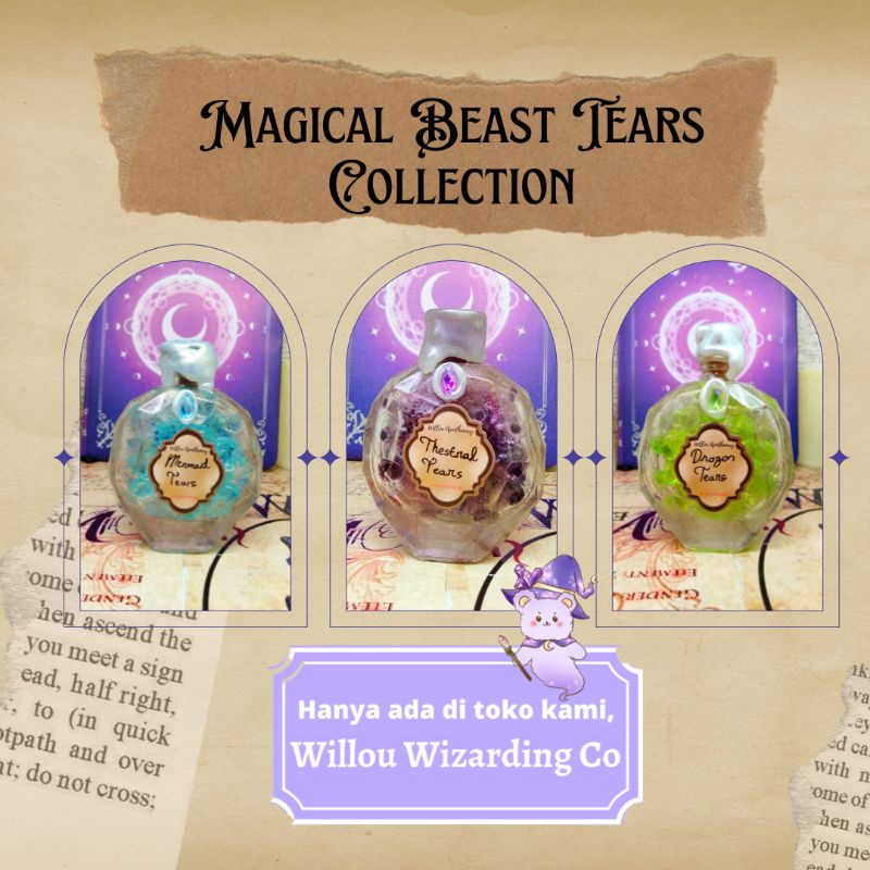 Harry Potter Potion Magic Potion MAGICAL BEAST TEARS Mermaid Tears ...