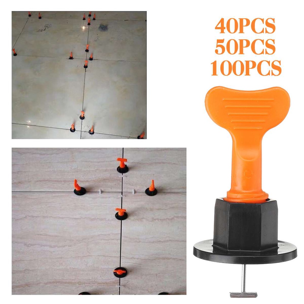 100Pcs Level Wedges Tile Spacers For Flooring Wall Tile Spacer ...