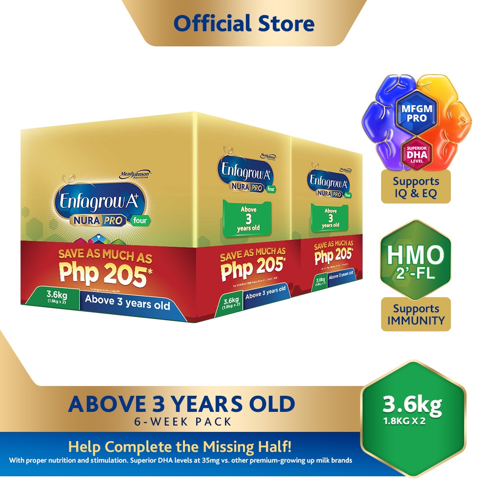 [FREE ITEM] Enfagrow A+ Four Nurapro 3.6kg - GWP | Shopee Philippines
