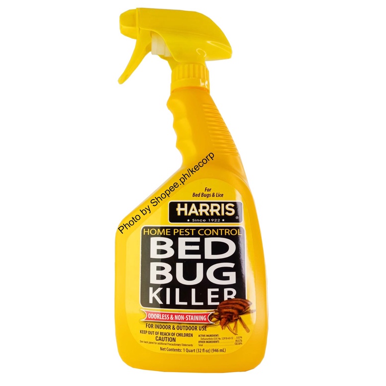 Harris Bed Bug Killer Spray 32 oz 946ml GW_S3 | Shopee Philippines