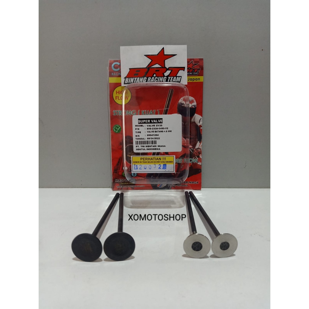Carbon VALVE BRT 23 20 MM ROD 4.5 MM MX KING VIXION R15 V2 XABRE | Shopee Philippines