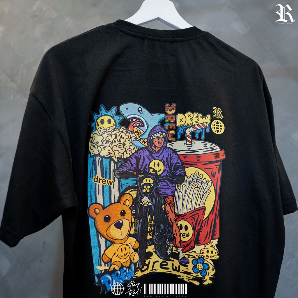 JUSTIN BIEBER DREW RAPPER TSHIRT BOOTLEG HYPEBEAST OVERSIZED SHIRT ...