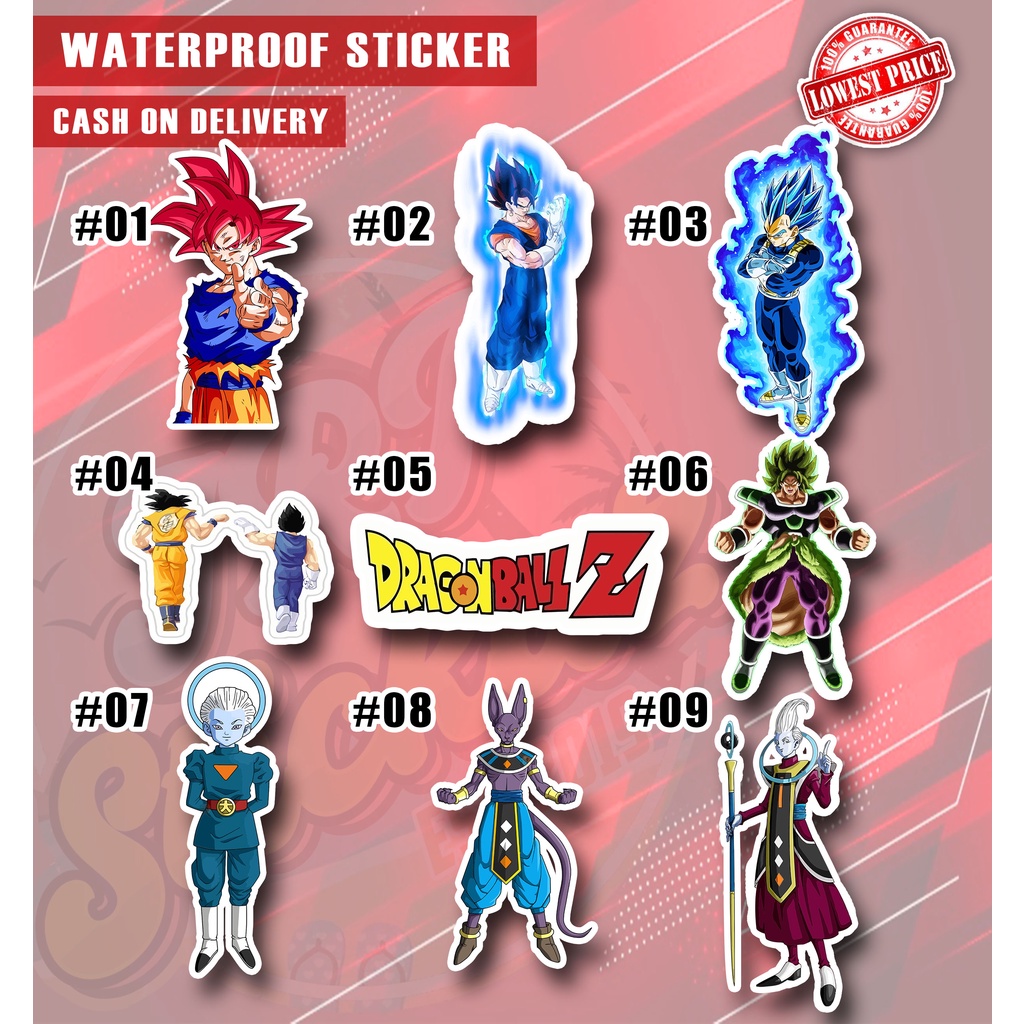 Dragon Ball / Anime | Waterproof Stickers | Shopee Philippines