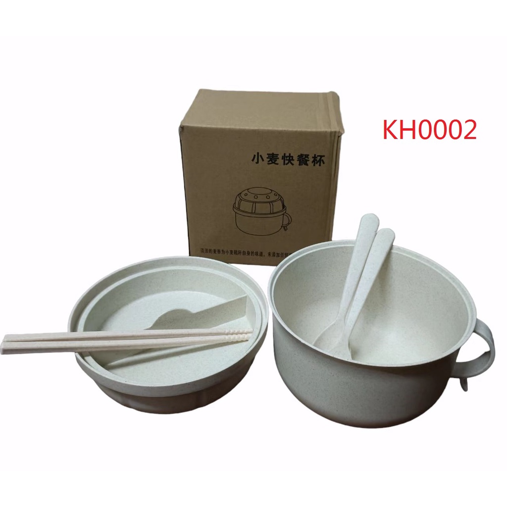 Noodles Soup Bowl Set with Spoon Fork and Chopstick Cute Japanese ...