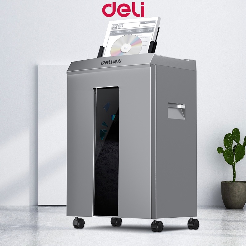 Deli 400W Paper Shredder Machine 16 Sheets Paper Feeder 30L Automatic ...