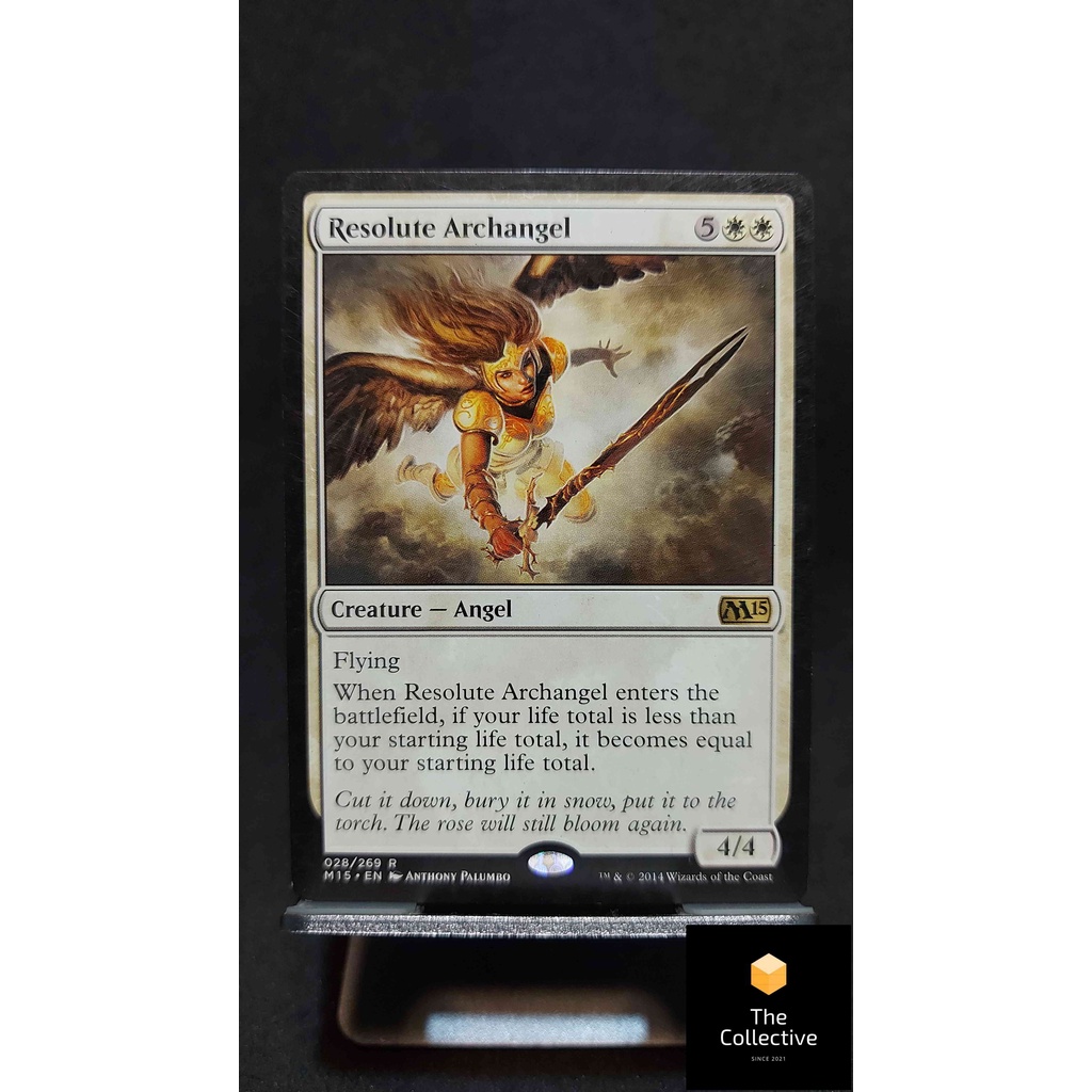 Magic the Gathering - MTG Card Game - Resolute Archangel - [WHITE ...
