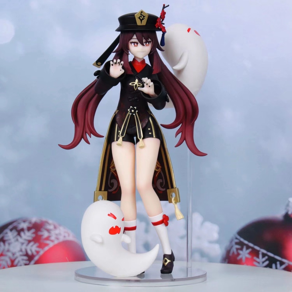 Genshin Impact Hu Tao Figure Kawaii HuTao Figurine Anime Changeable Two ...
