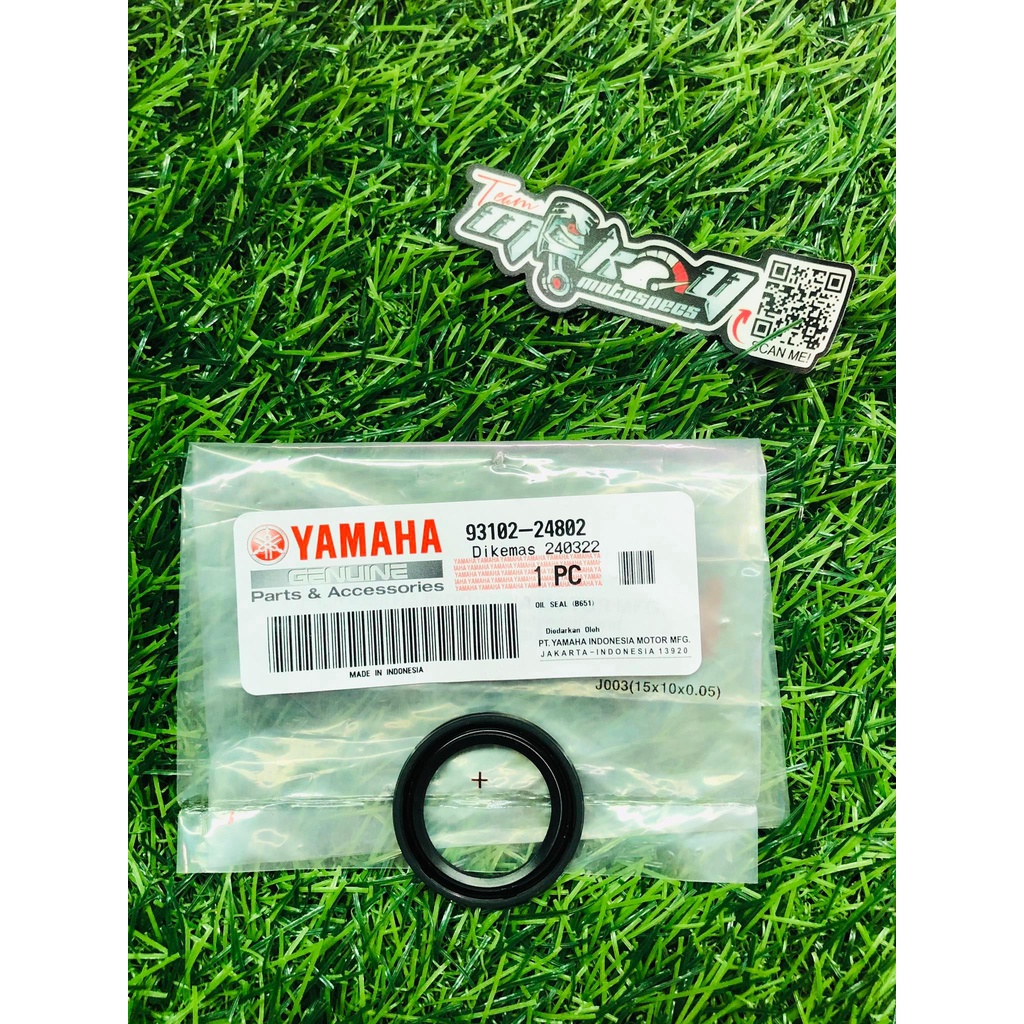 YAMAHA GENUINE PULLEY OIL SEAL FOR AEROX VERSION 1 (93102-24802 ...