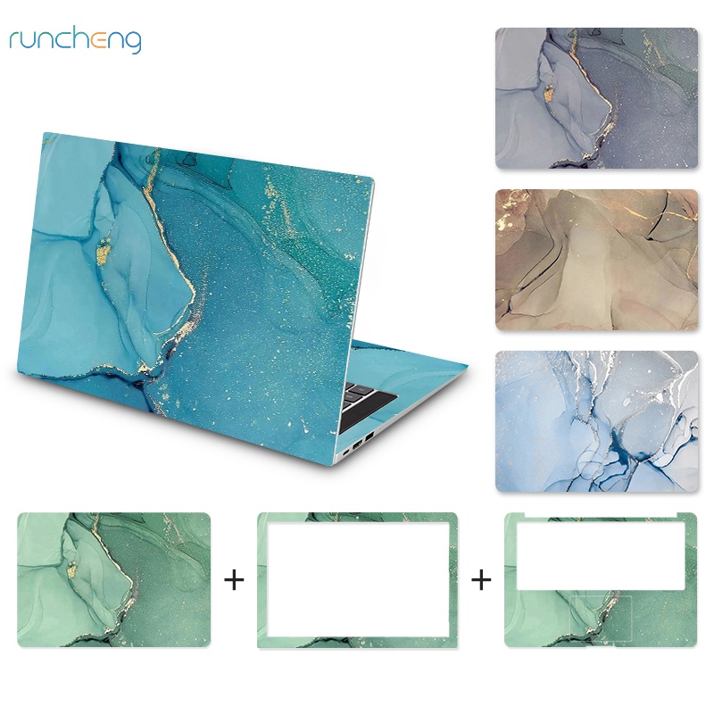 3PCS Marble Laptop Sticker Vinyl computer decal without glue mark 11/12 ...