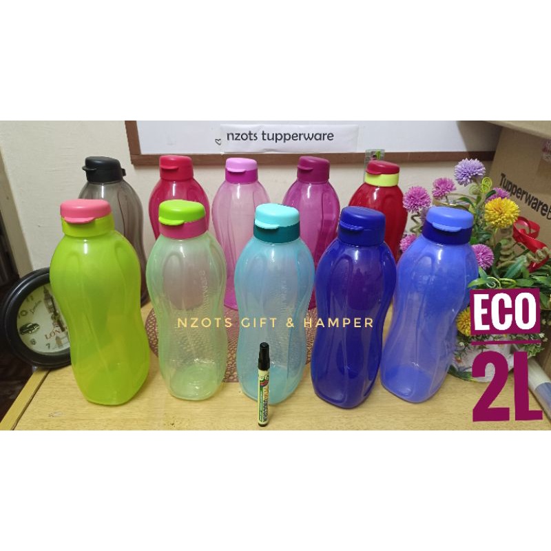Eco 2L (1pc) - Green / Black / Red / Blue / Purple | Shopee Philippines