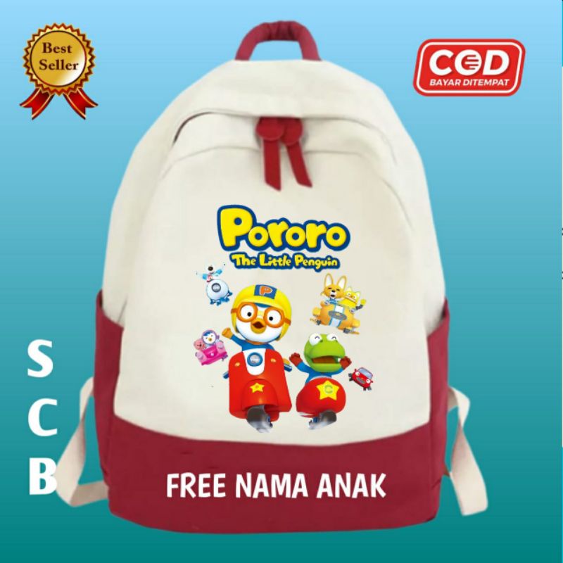 Pororo Children's Pouch/Backpack | Shopee Philippines