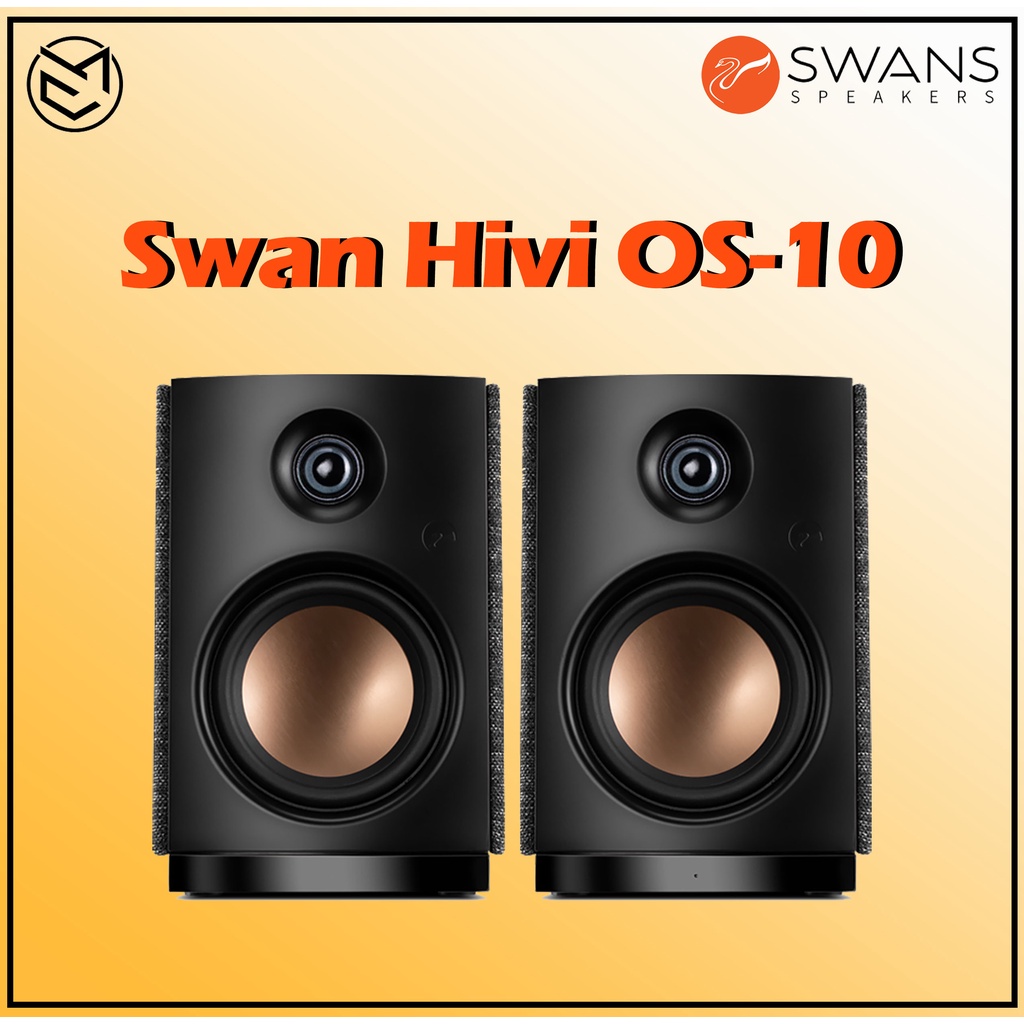Swans Hivi OS-10 4" Large Dynamic Woofer Wireless 5.0 Bluetooth stereo ...