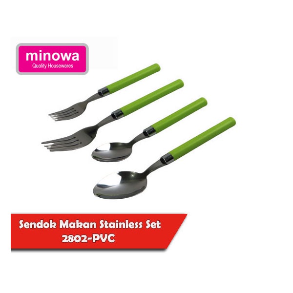 Minowa Stainless Tablespoon Set 2802 PVC | Shopee Philippines