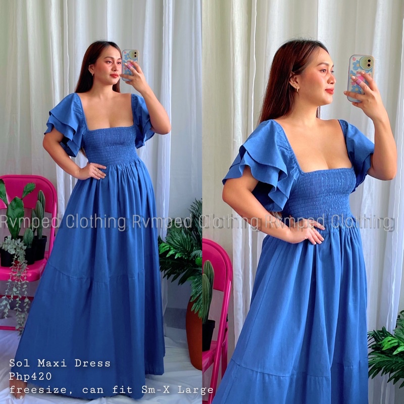 RVMPED Sol Plain Maxi Dress | Shopee Philippines