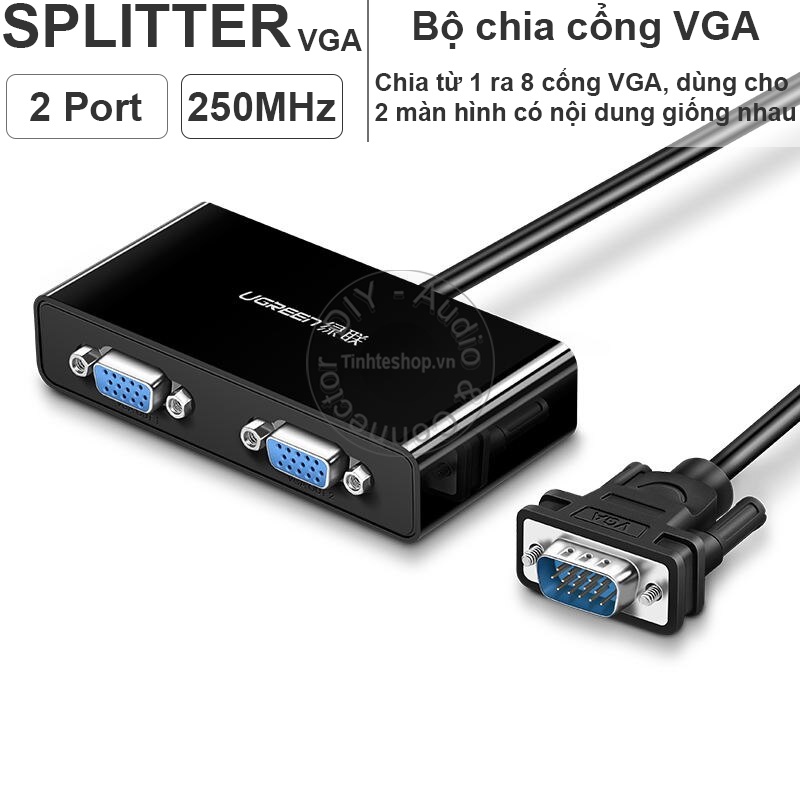 Ugreen 40254 1 to 2 VGA splitter cable - VGA port splitter 1 to 2 ...