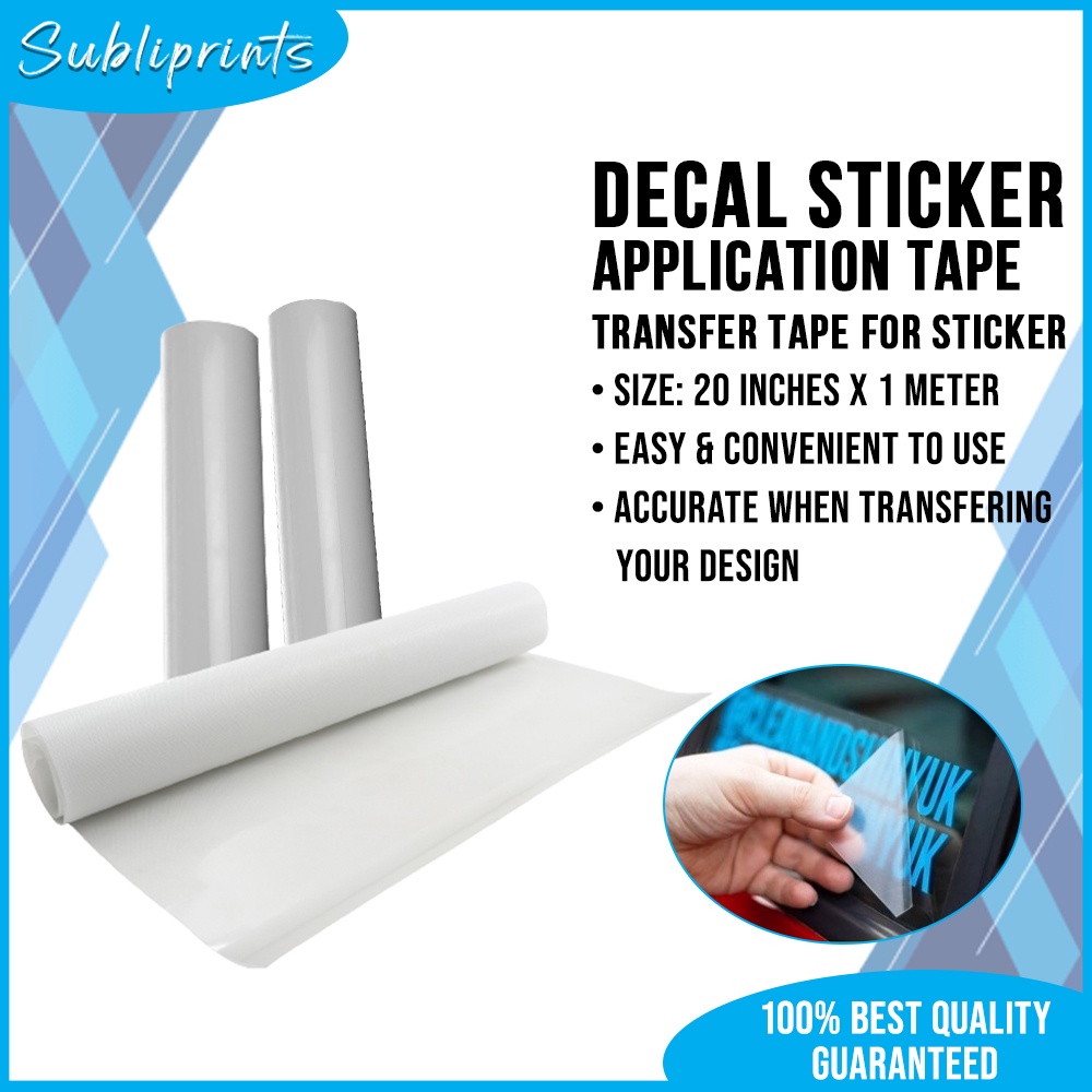Transfer Tape for Sticker / Decal Sticker Application Tape 20 inches x ...