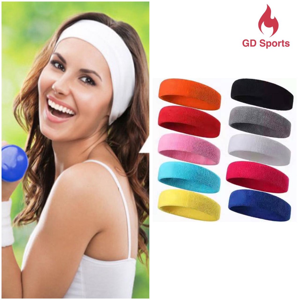 Quick-drying Sports headband,sweat-absorbing running headband. | Shopee ...