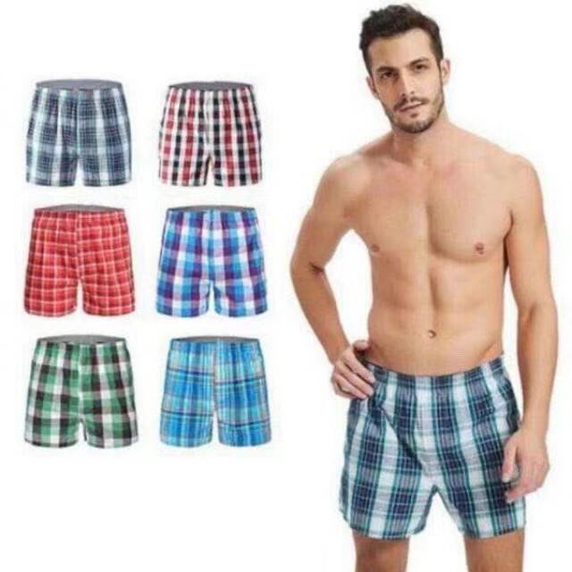 FASHION CHECKERED BOXER SHORTS FOR MEN'S(1PCS) | Shopee Philippines